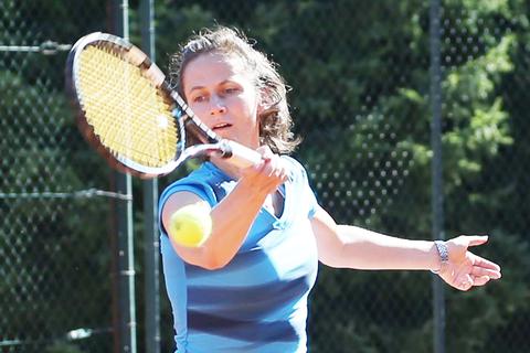 Einst im Feld mit Steffi Graf, nun mit Damen 40 des TCB