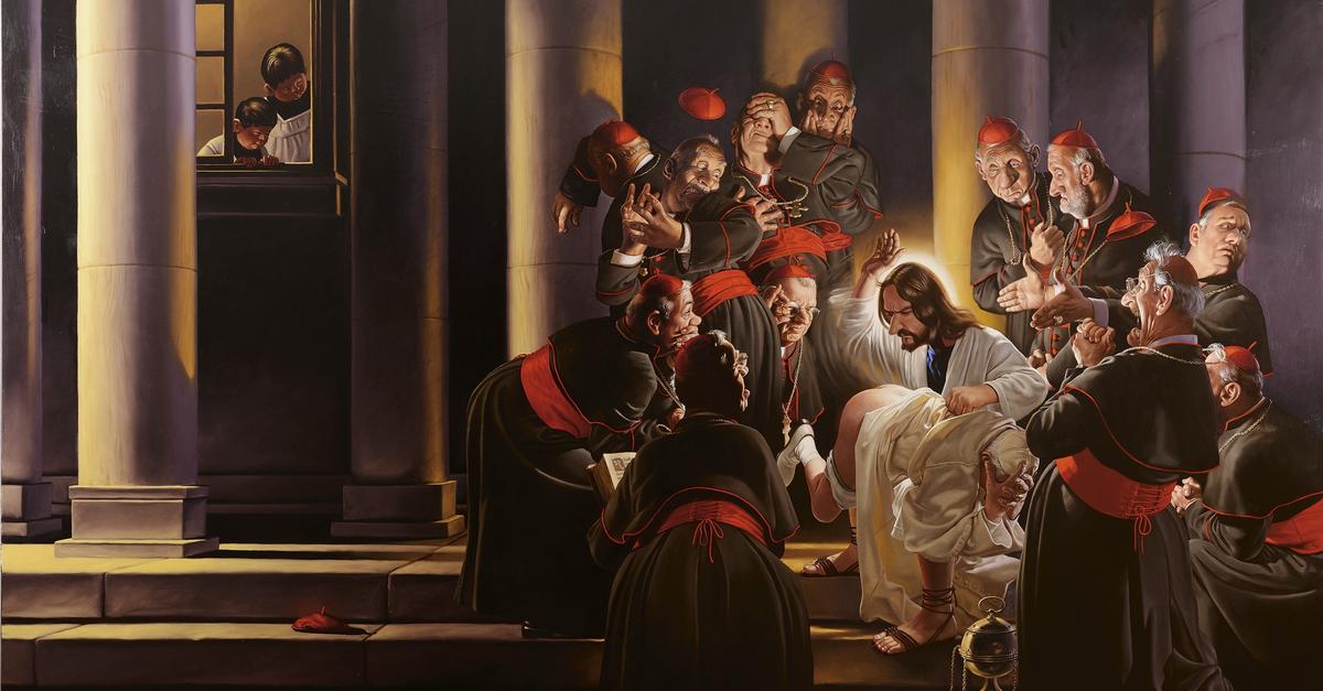 „Caravaggio der Karikaturisten”: Gerhard Haderer in Frankfurt