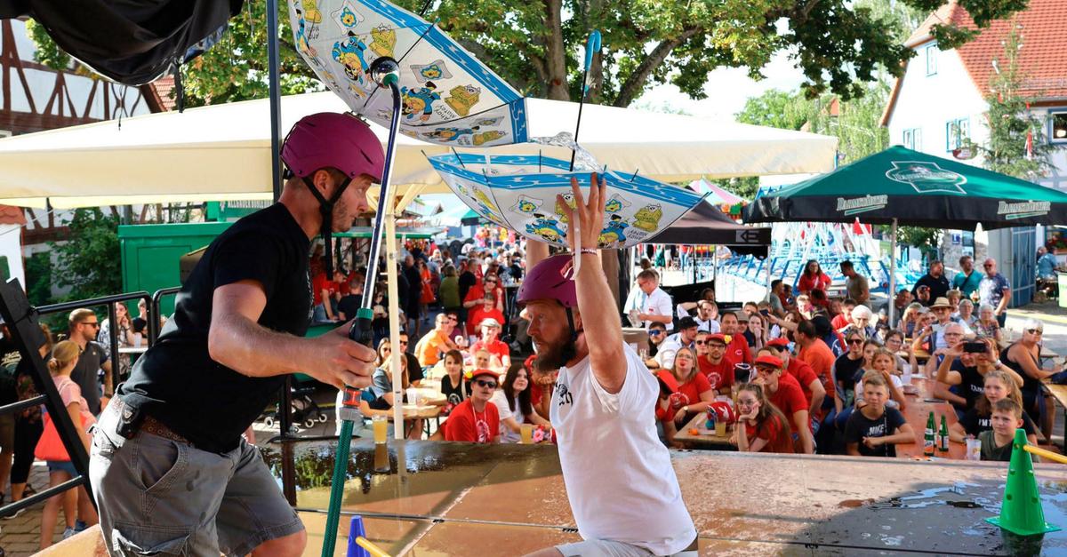 Perfektes Timing für die Haßlocher Kerb