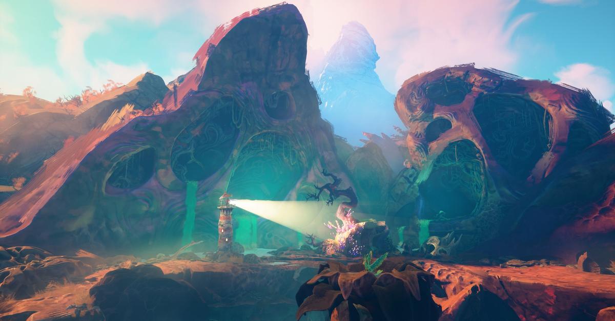 Wandelnder Leuchtturm mit Vogel: „Keeper“