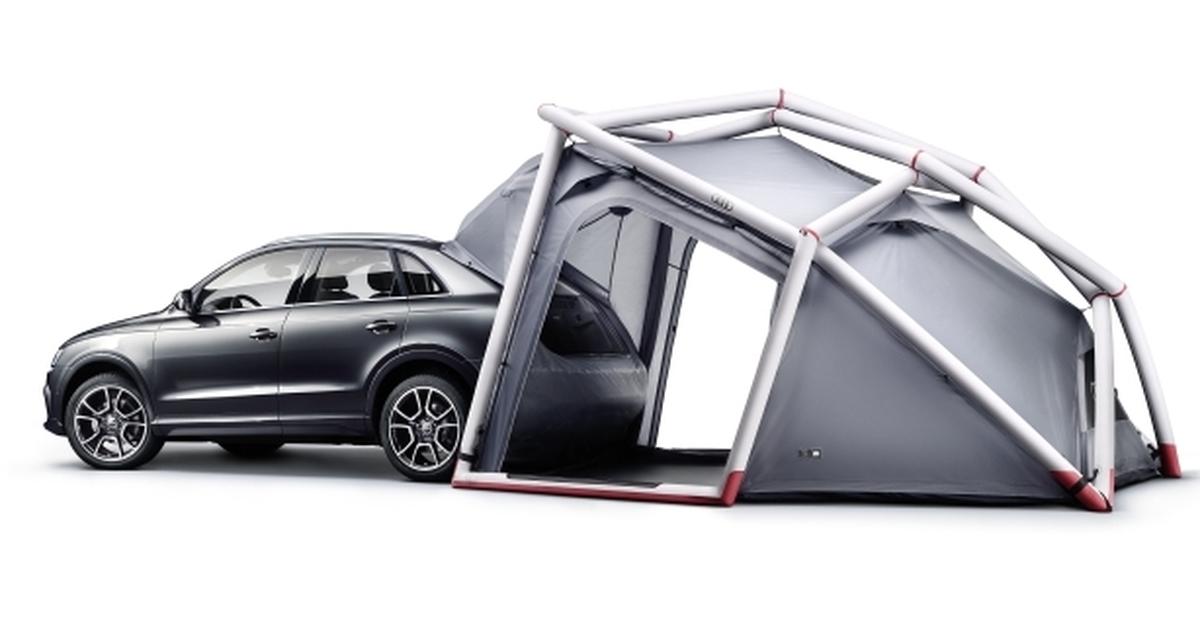 Ein Zelt für den Audi Q3