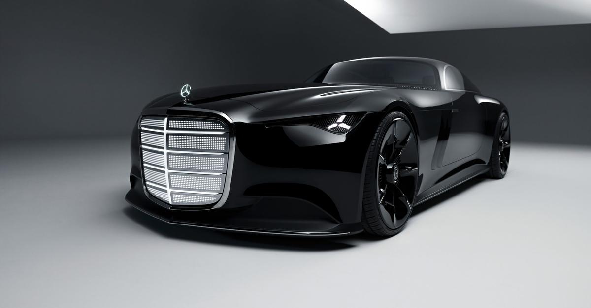 Mercedes Vision Iconic holt Autobahnkurier ins E-Zeitalter