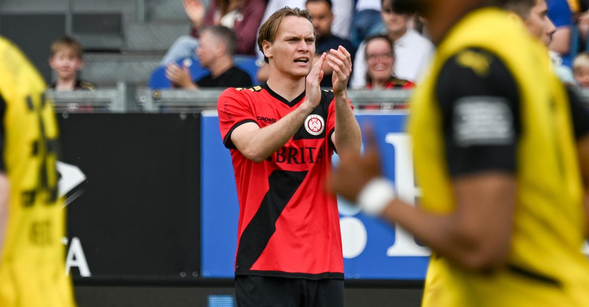 Ryan Johansson schießt das 750. Drittliga-Tor des SVWW